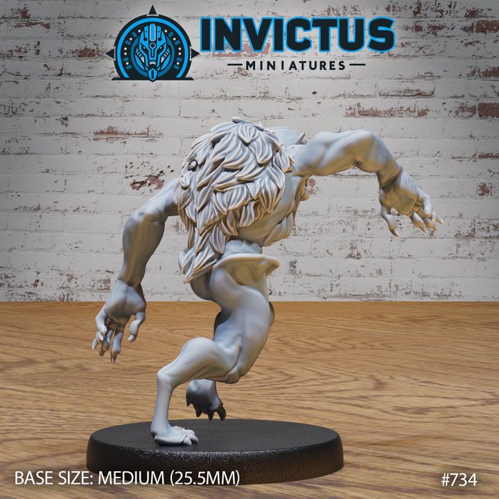 3D Printable Space Ghul Attack / Humanoid Monster / Galactic Hunter Creature / Evil Cosmic ...